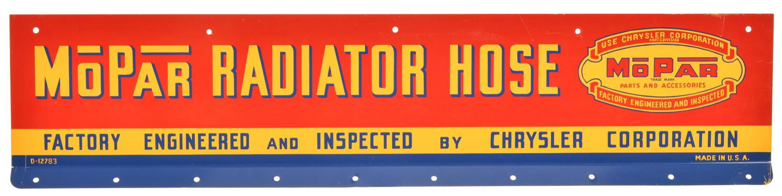 Mopar Radiator Hose Display Rack Sign - Feb 05, 2021 | Route 32 ...
