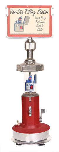 Van Lite Filling Station Lighter Coin Op Dispenser
