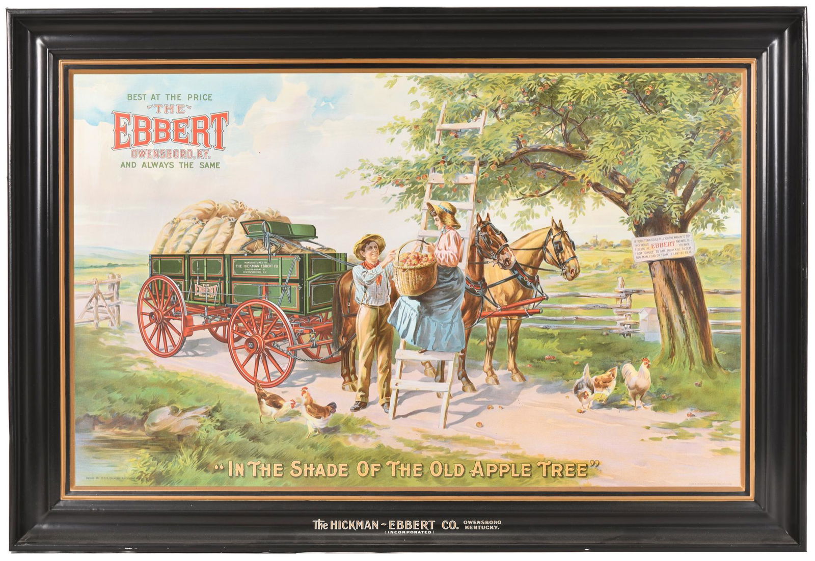 Ebbert Wagon Tin Sign