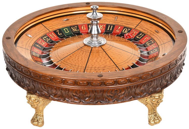 B.d. Wills & Co. Table Top Roulette Wheel