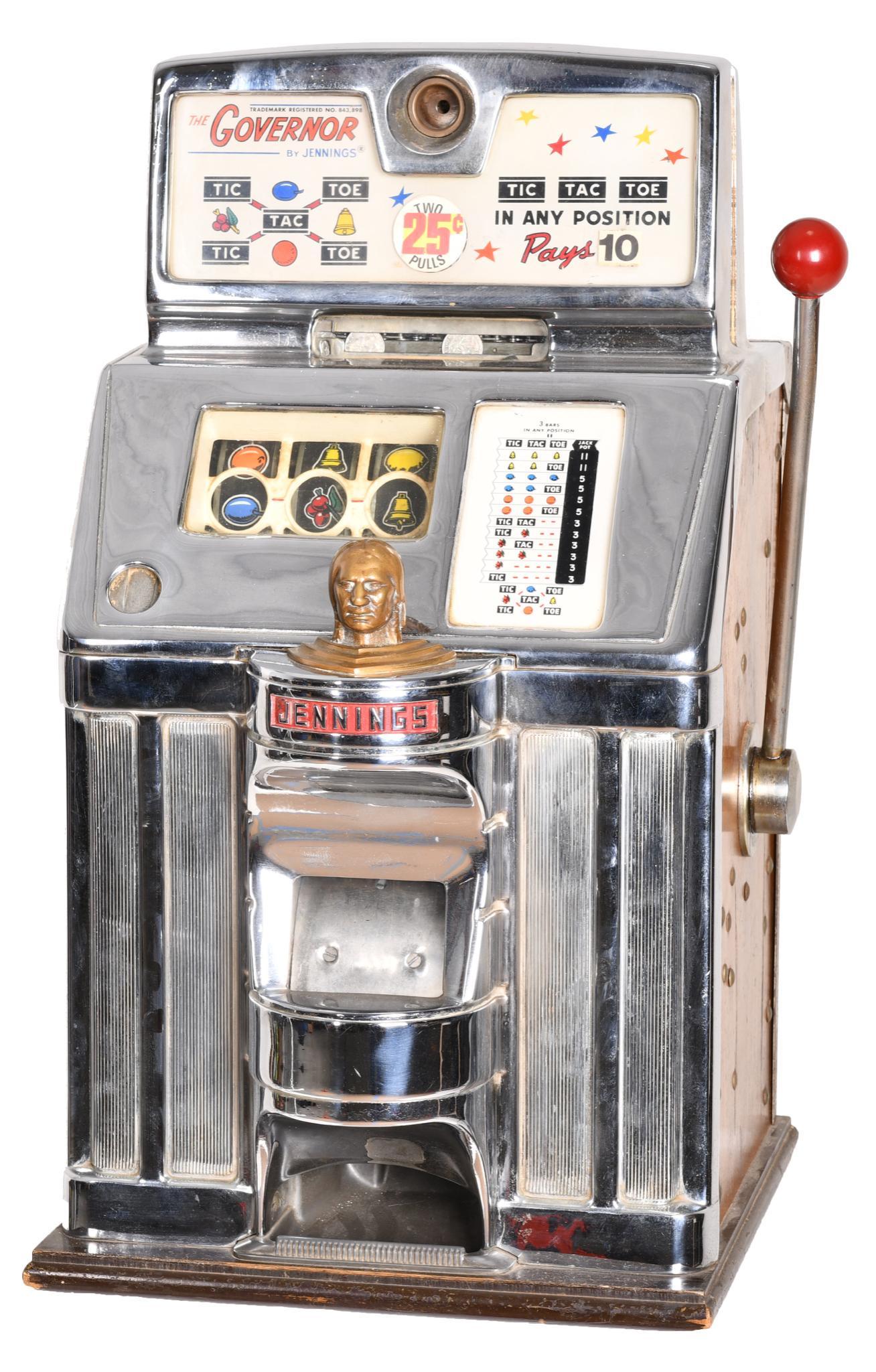 1949 Jennings Sun Chief 10 cent slot machine with oak - May 29, 2013 ...