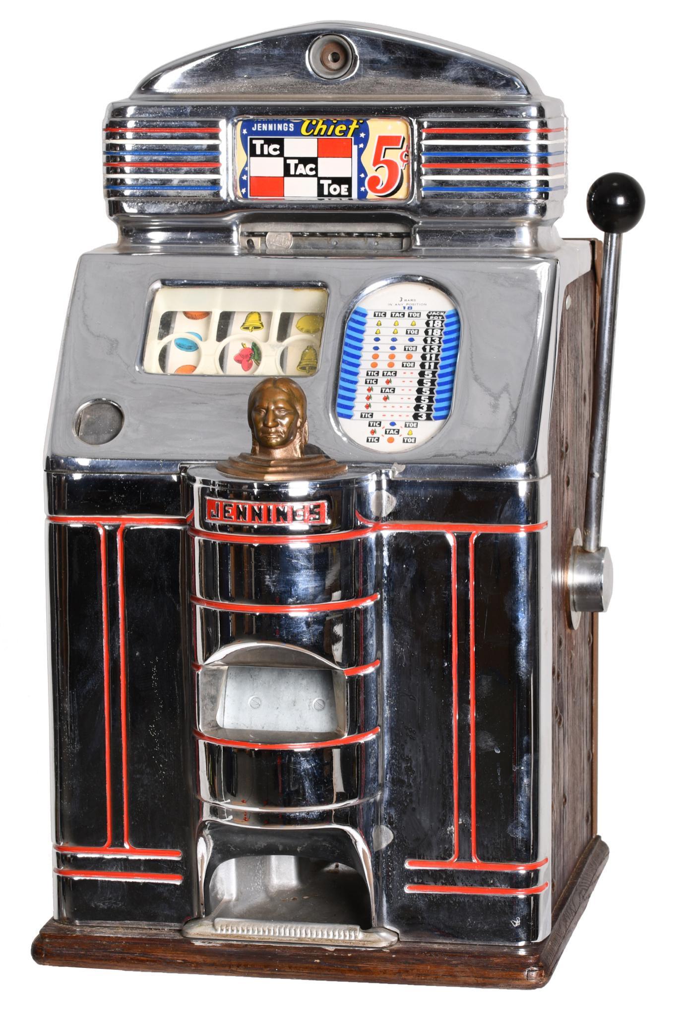 For Auction: Jennings Chief Governor 10 Cent Slot Machine (#0286) on ...