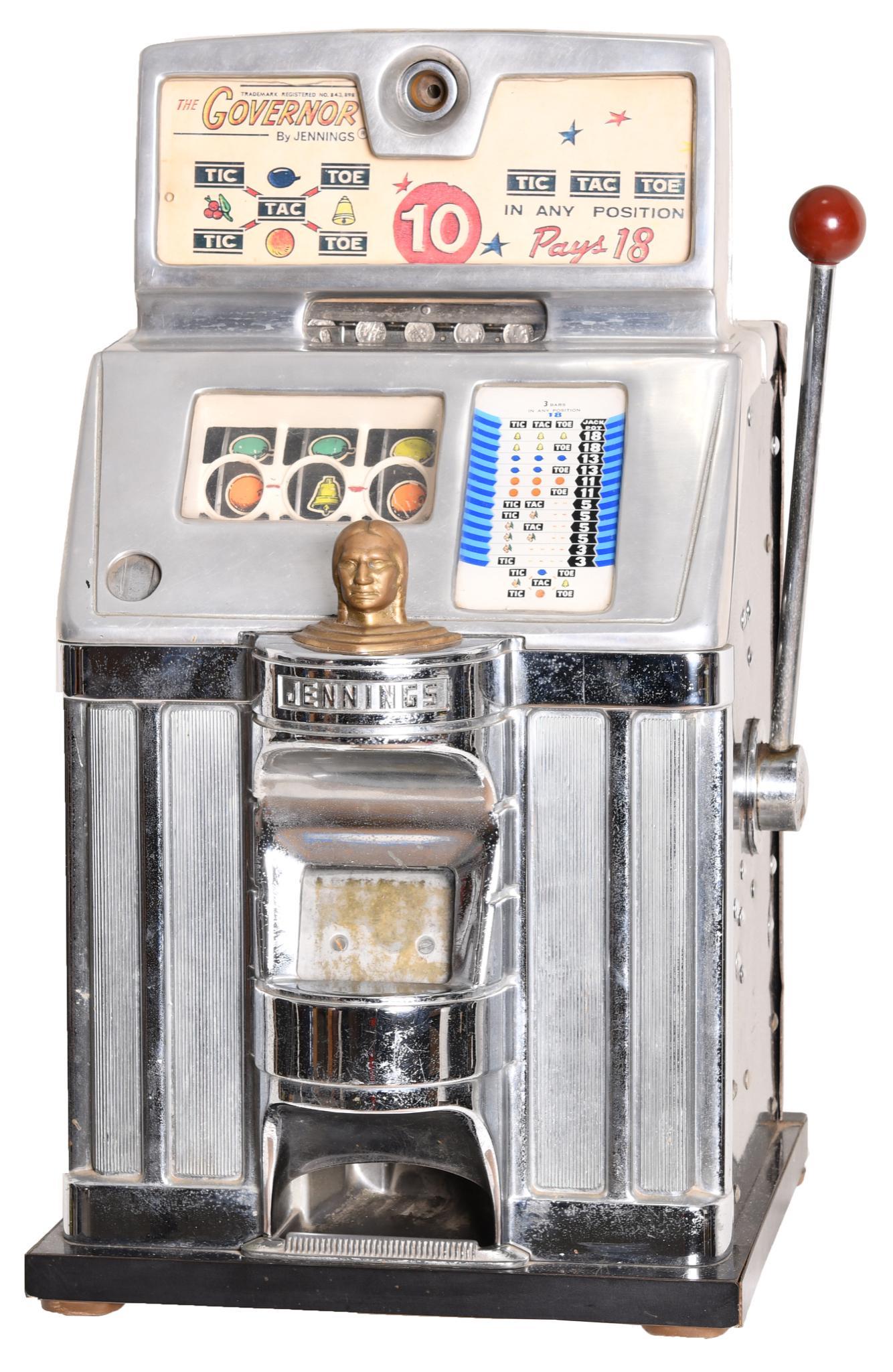 1949 Jennings Sun Chief 10 cent slot machine with oak - May 29, 2013 ...