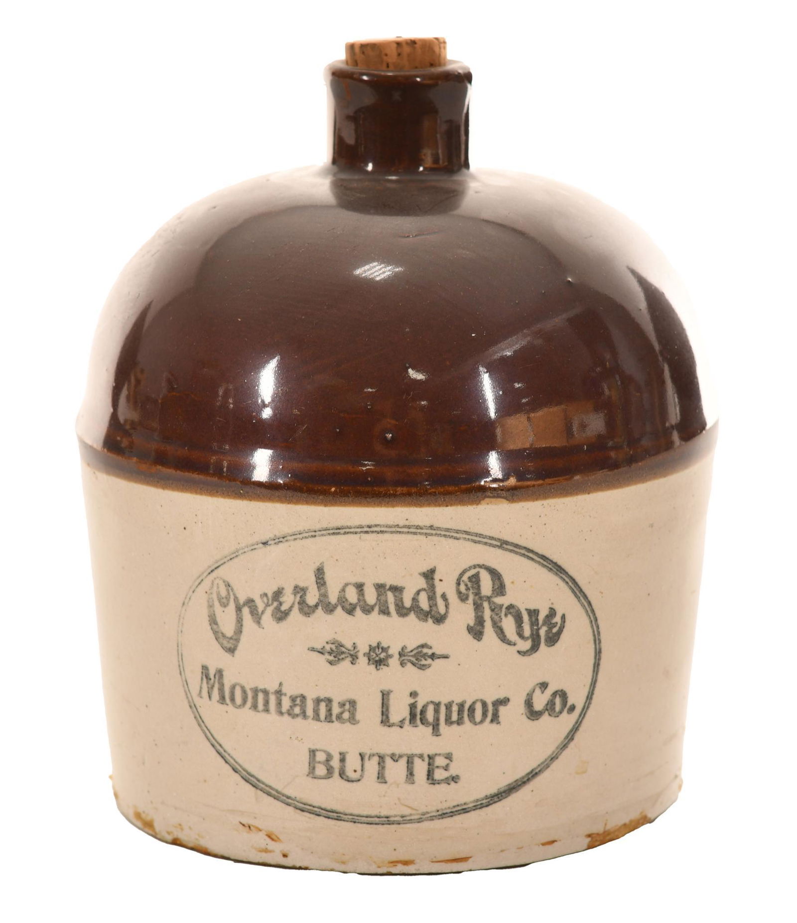 One Gallon Finger Hole Jug "overland Rye, Montana