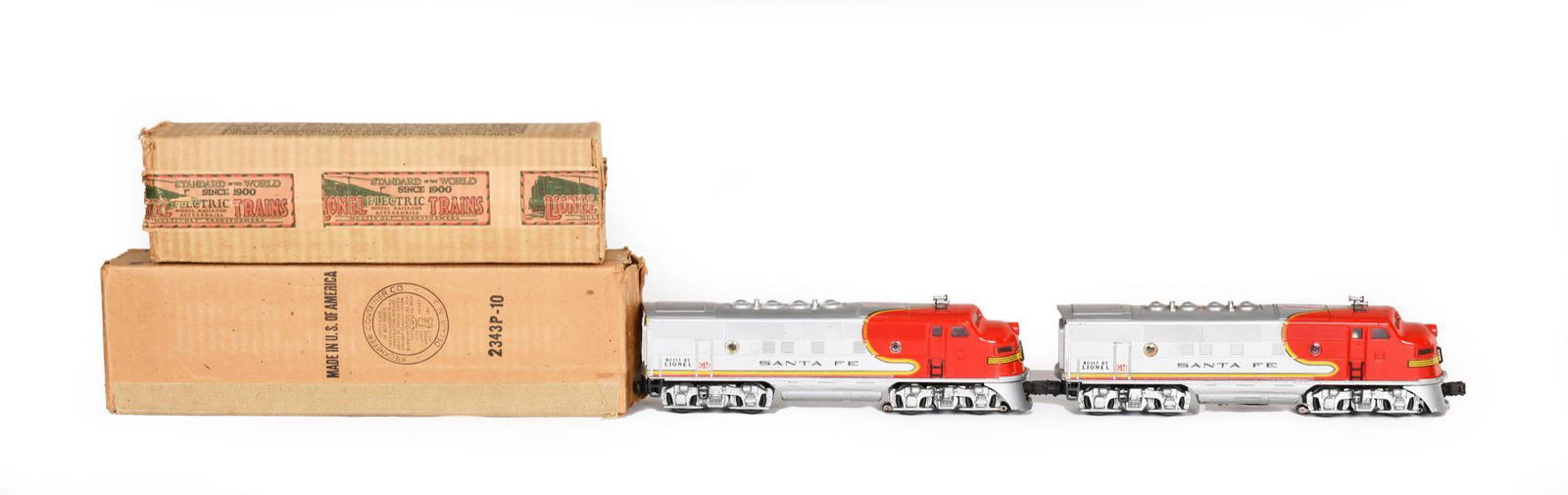 Lionel O Gauge Diesel Engine Model 2343 Pair (type I)