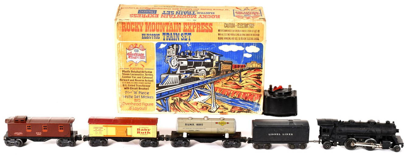 Lionel Sears Rocky Mountain Express Train Set By Marx
