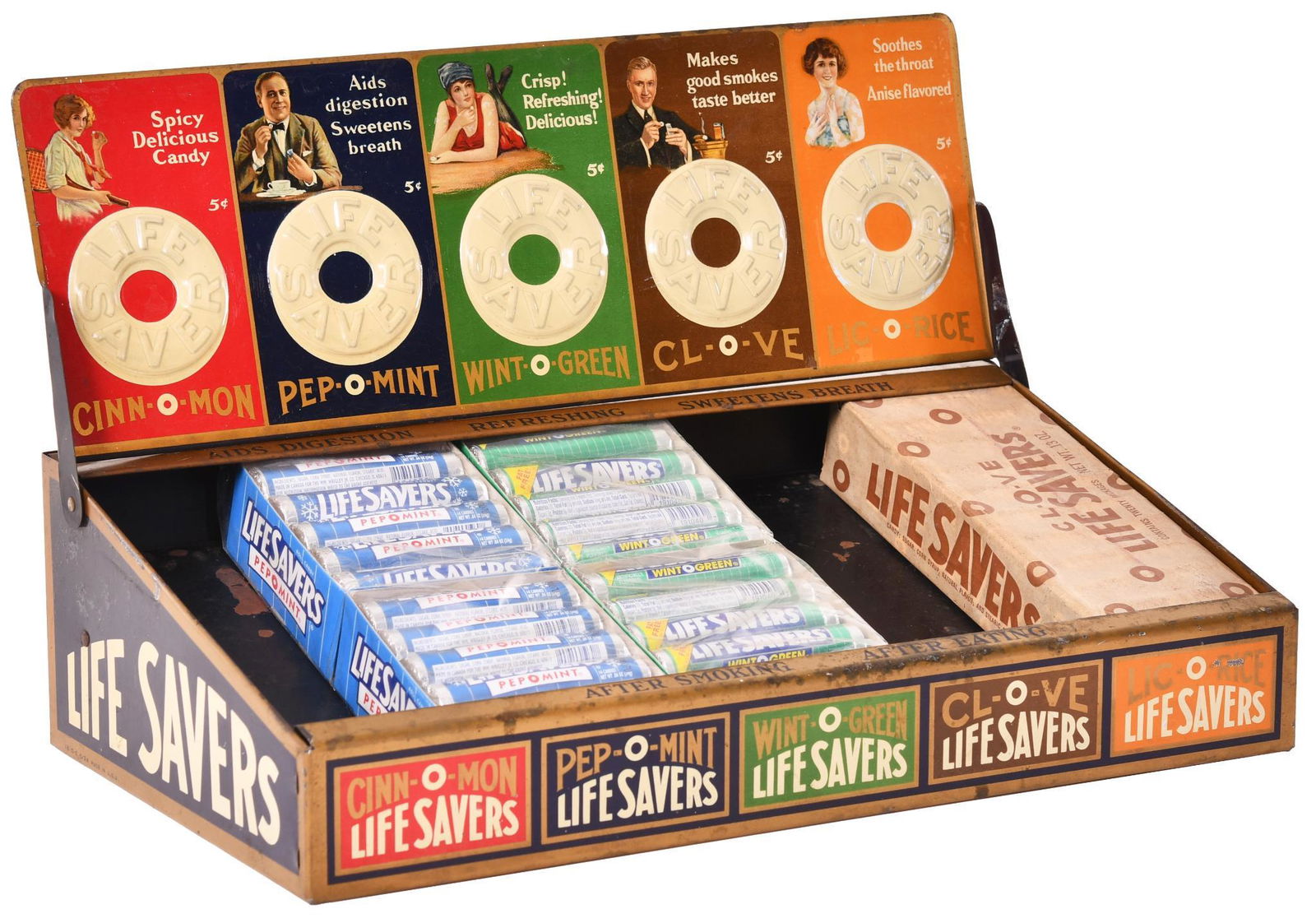 Lifesavers Counter-Top Metal Display - Jun 11, 2021 | Route 32 Auctions ...