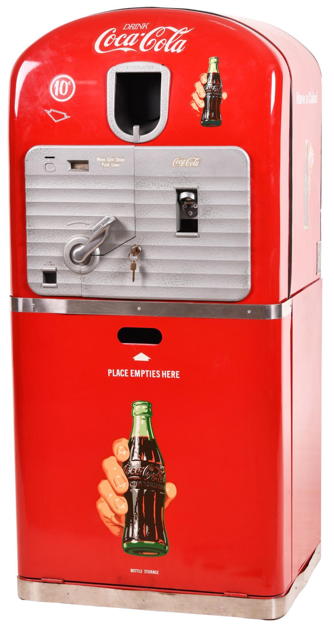 Vendorlator Coca Cola 10 Cent Vending Machine