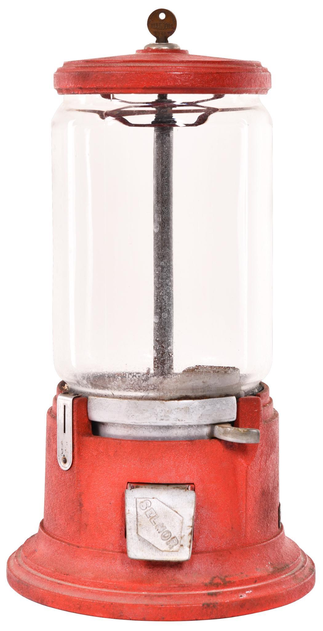 Selmore Mfg. 1 Cent Candy Vending Machine