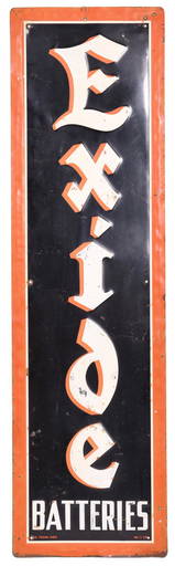 Exide Batteries Metal Sign