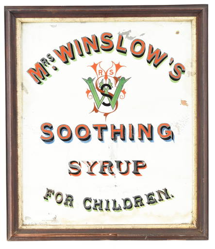 Mrs. Winslow's Soothing Syrup For Children Reverse