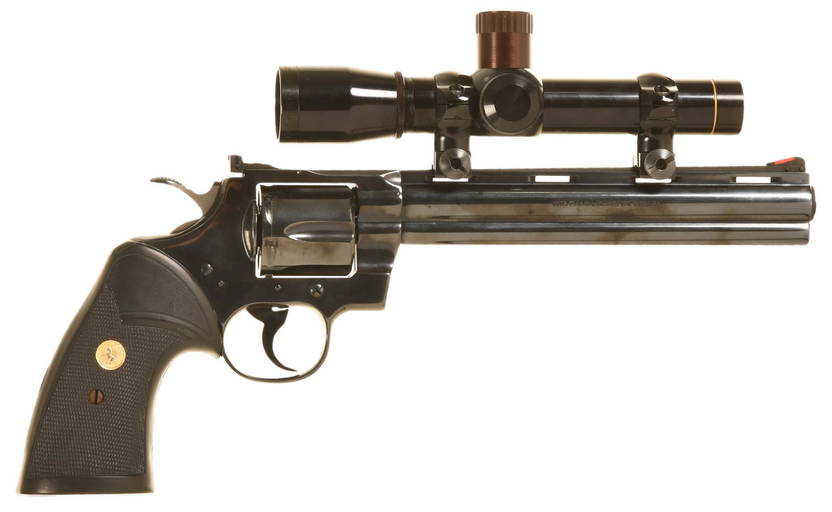 COLT PYTHON HUNTER 357 MAGNUM DOUBLE ACTION REVOLVER (#0046) on Jan 15 ...