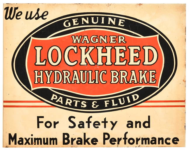 We Use Genuine Wagner Lockheed Brake Parts Metal Sign (#0229) on Apr 30 ...