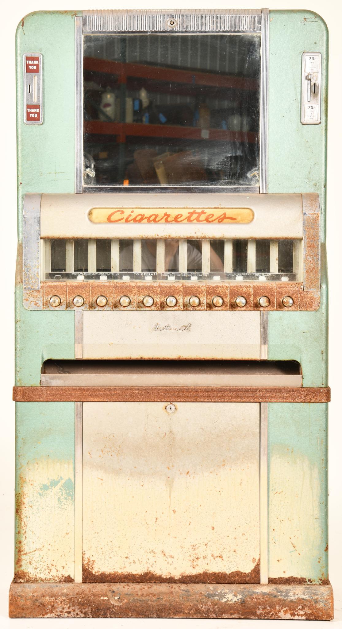 National Cigarette Coin Operated Vending Machine
