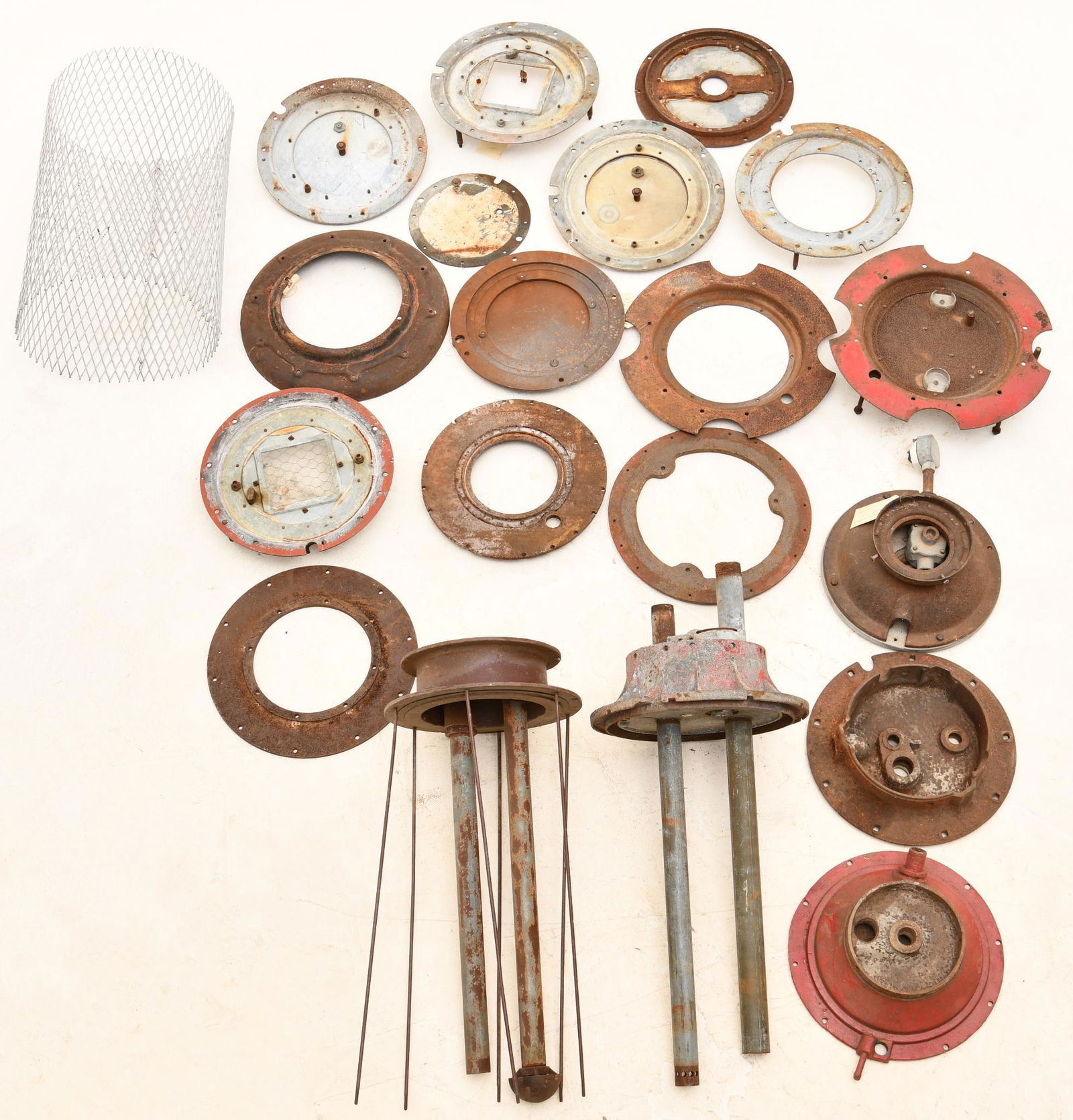 Visible Gas Pump Top Parts