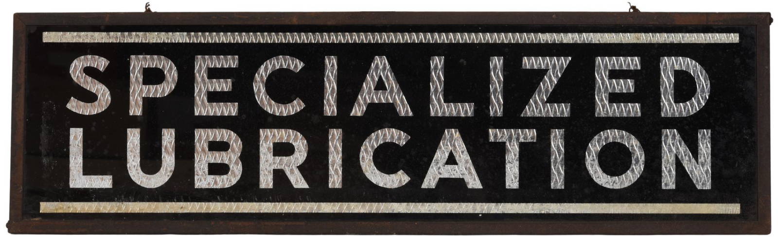 Specialized Lubrication Glass Reflective Sign