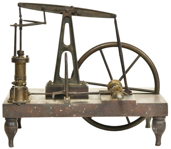 Single Cylinder Walking Beam Steam Engine Model