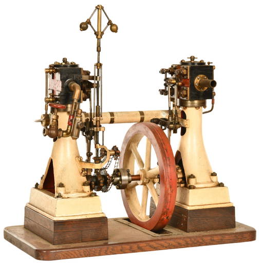 Twin Cylinder Maritime Bottle Engine Model - May 21, 2022 | Route 32 ...