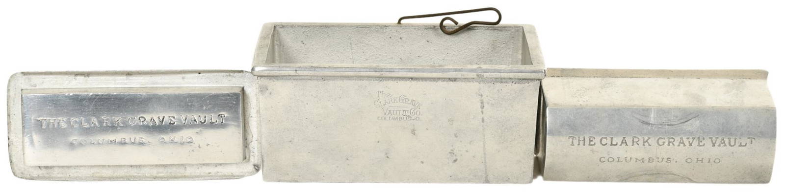 The Clark Grave Vault Salesman Sample Vault