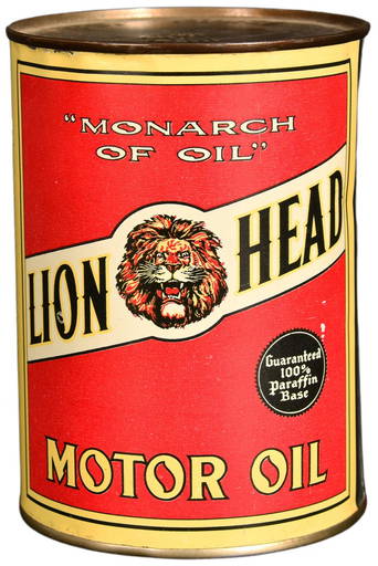 Gilmore Lion Head Motor Oil 1 Quart Can