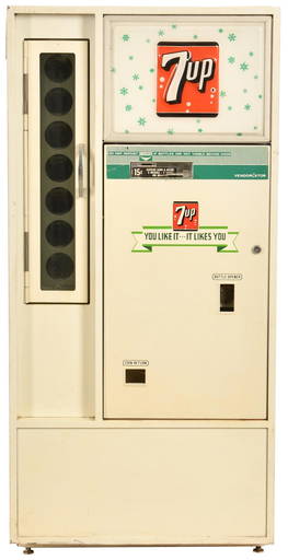 Vendorlator VFA56F-B Upright 7 Up Machine - Aug 19, 2022 | Route 32 ...