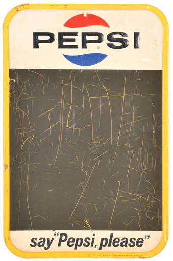 Pepsi Chalkboard Sign