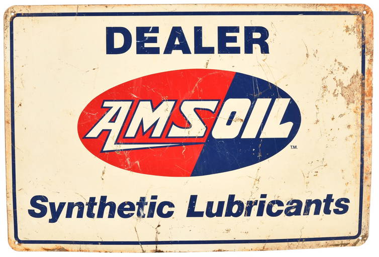 Amsoil Dealer Sign (#0743) on Aug 20, 2022 | Route 32 Auctions in IN