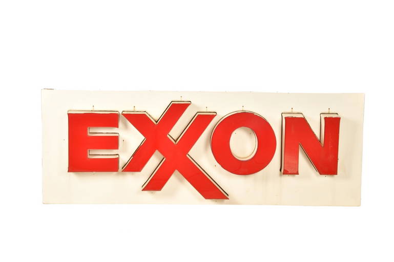 Exxon 3d Lighted Sign