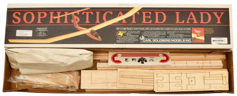 Gentle Lady 2 Meter R/c Sailplane Kit