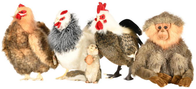 Hansa Standing Donkey Stuffed Animal