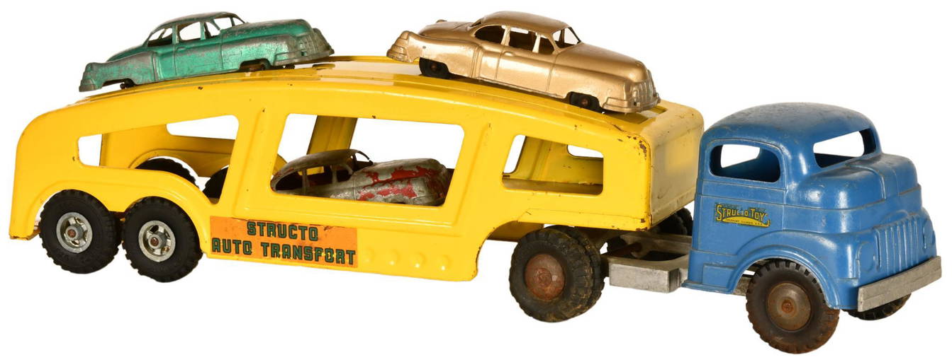 Structo Auto Transport With 3 Cars