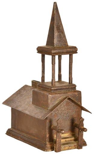 Cast Iron Church Steeple Still Bank