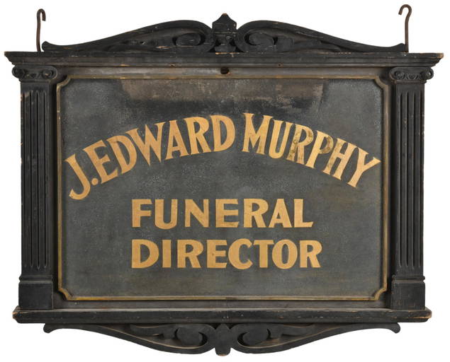 J. Edward Murphy Funeral Director Sign