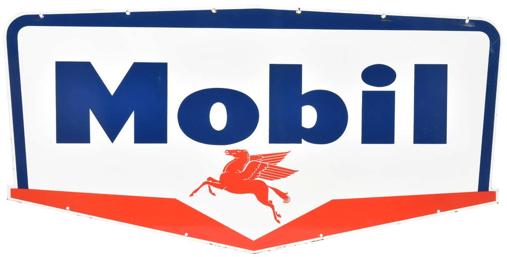 Mobil Guillotine Sign