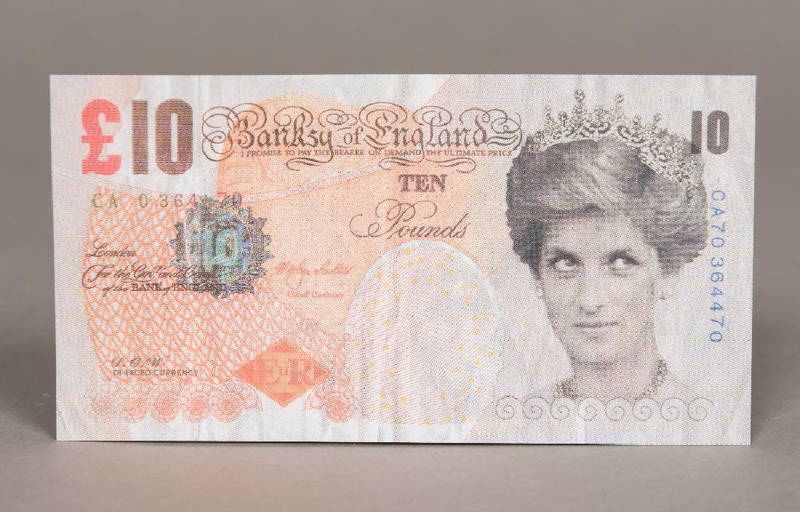 Banksy (born 1974) British (ar) Di Faced Tenner Offset