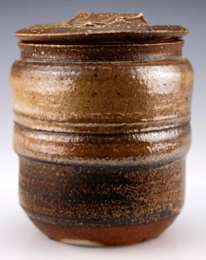Vintage Karen Karnes Stoneware Lidded Jar