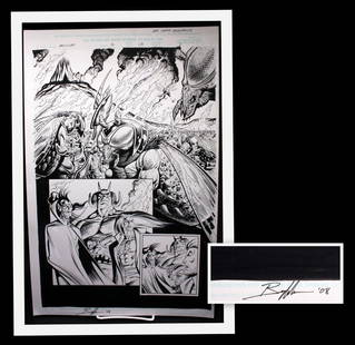 Norm Breyfogle Hellcat Signed Original Comic Art