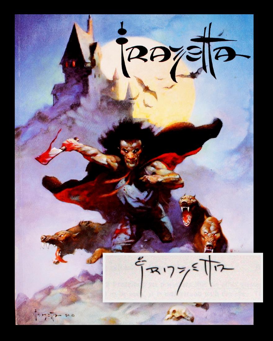 Frank Frazetta Signed Comic Illustration Book