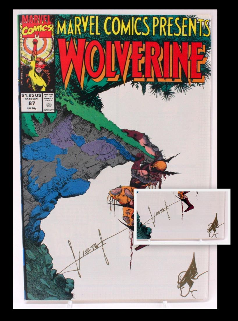 Sam Kieth Wolverine Signed Book