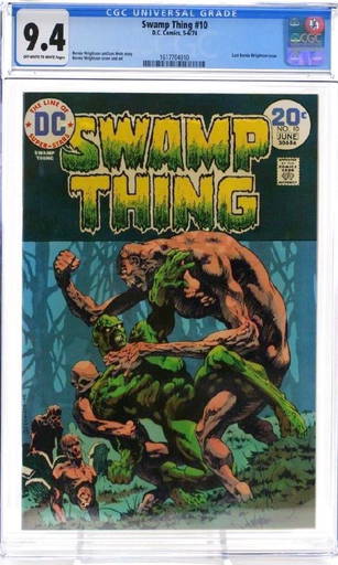 Swamp Thing #10 Cgc Graded Book