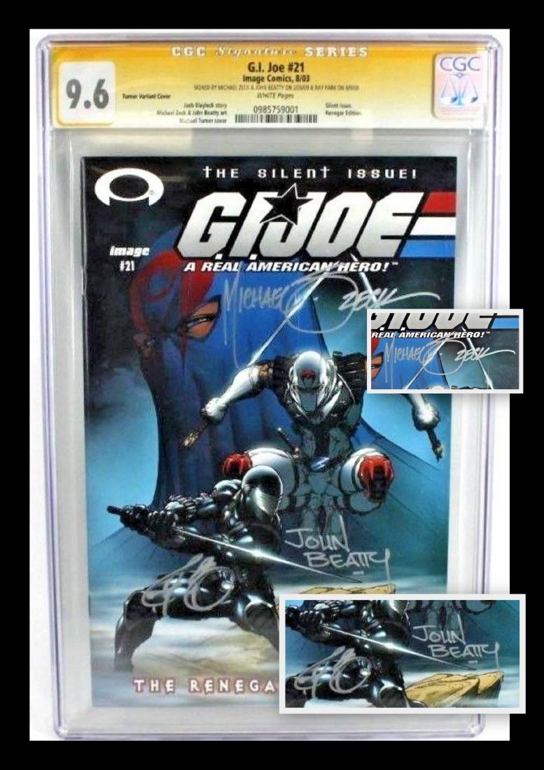G.I. Joe #21 Signed & CGC Graded Comic Book