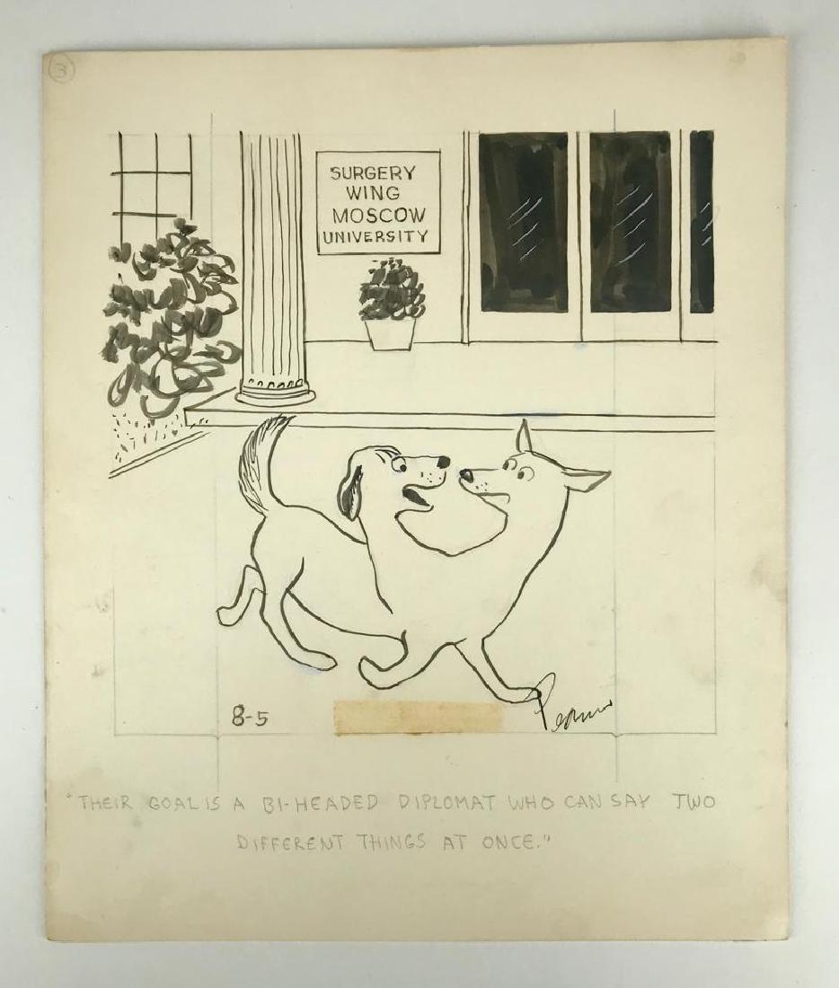 Charles Pearson Signed Original Cartoon Art