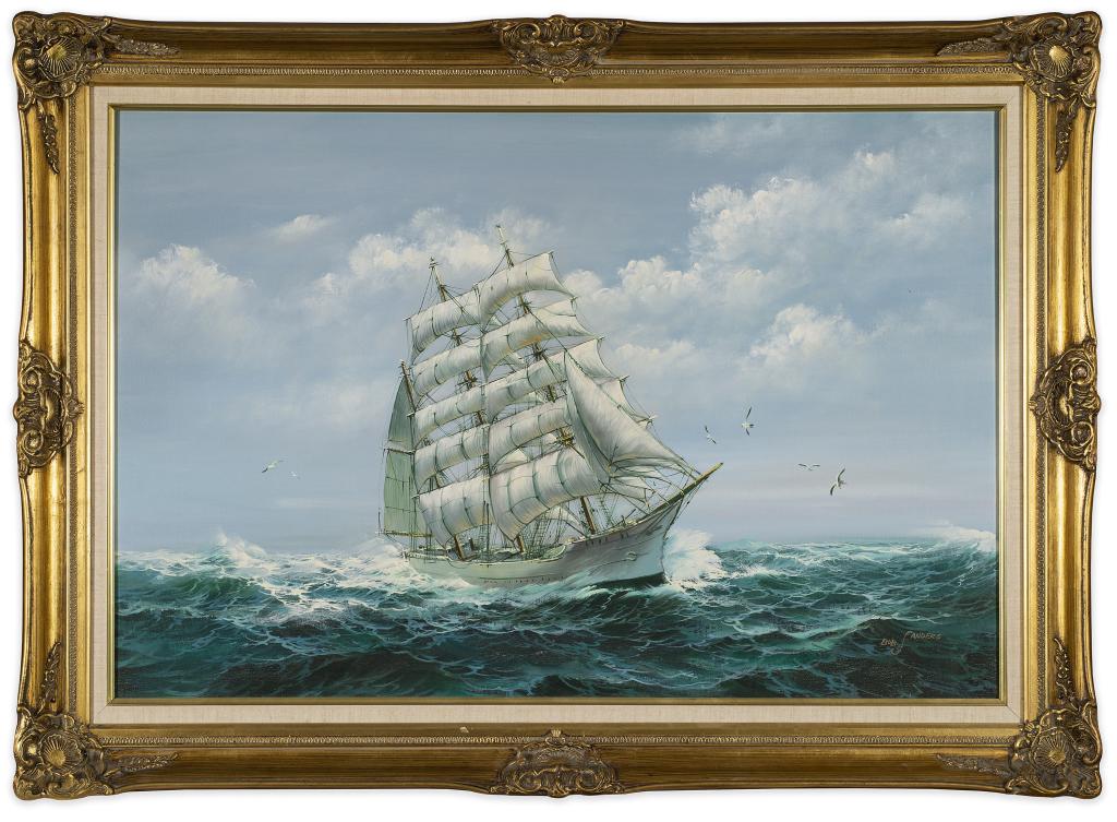 Robert (bob) Sanders (american, 1950) Nautical Painting