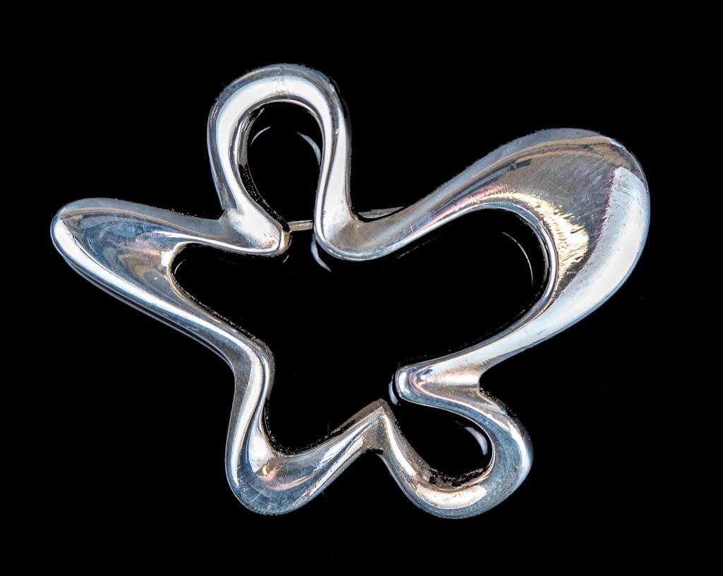 George Jensen Sterling Henning Koppel Splash Pin