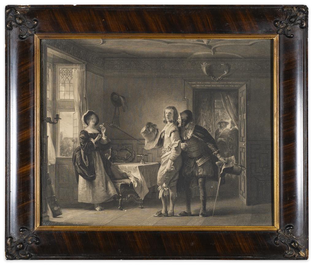 19th Century Etching Parlor Scene in Antique Frame - Aug 19, 2021 ...