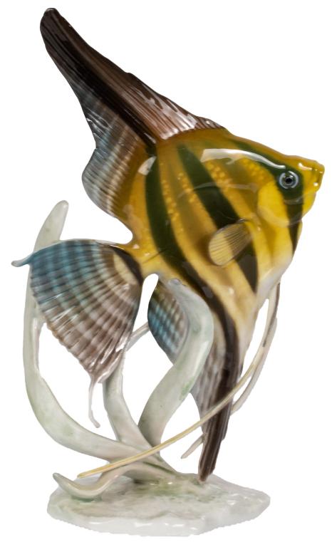 Rosenthal Handgemalt Angel Fish Figurine #1637