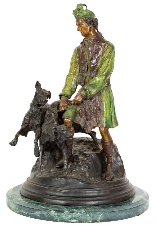 After Pierre Jules Pj Mene Bronze Scottish Hunter