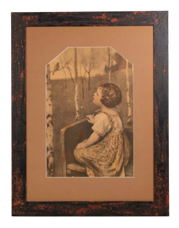 Simon Glucklich, "spring Song" Etching Auction