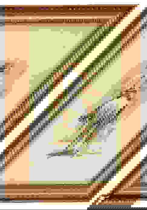 Buckeye Blake Cowboy On Horseback Watercolor Auction