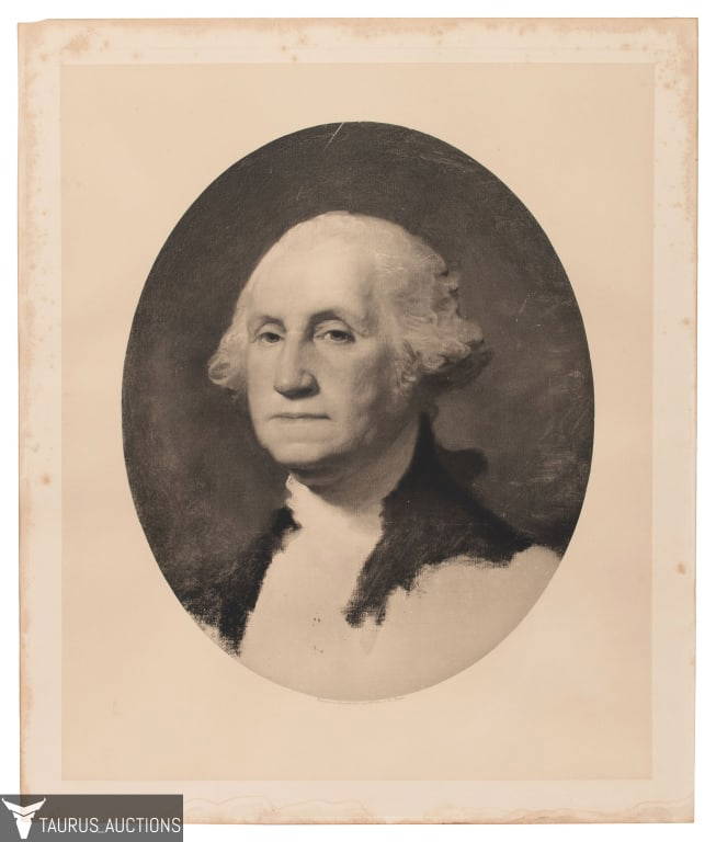 A.w. Elson, George Washington Engraving Auction
